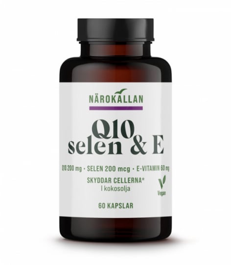 Q10 200mg Med Selen & E-vitamin - Svenskproduceret – Glimja